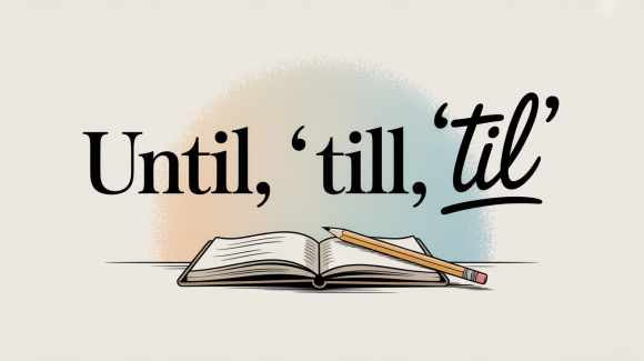 Until vs. Till vs. 'Til - The Word Finder Blog!