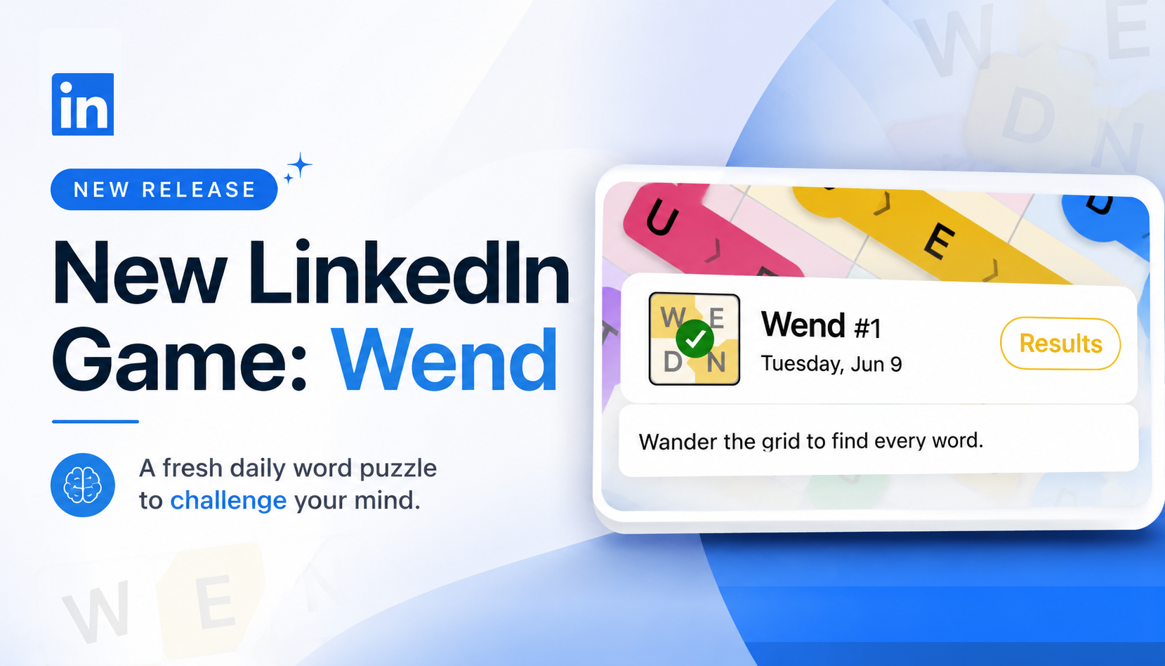 Meet Wend: LinkedIn's New Daily Word Game - The Word Finder Blog!