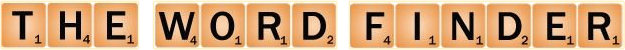Create your own WOF Puzzle! | The Word Finder